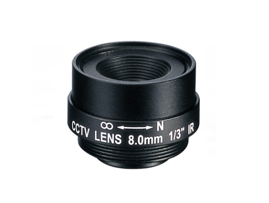 CS mount mono focal lens 8.0mm